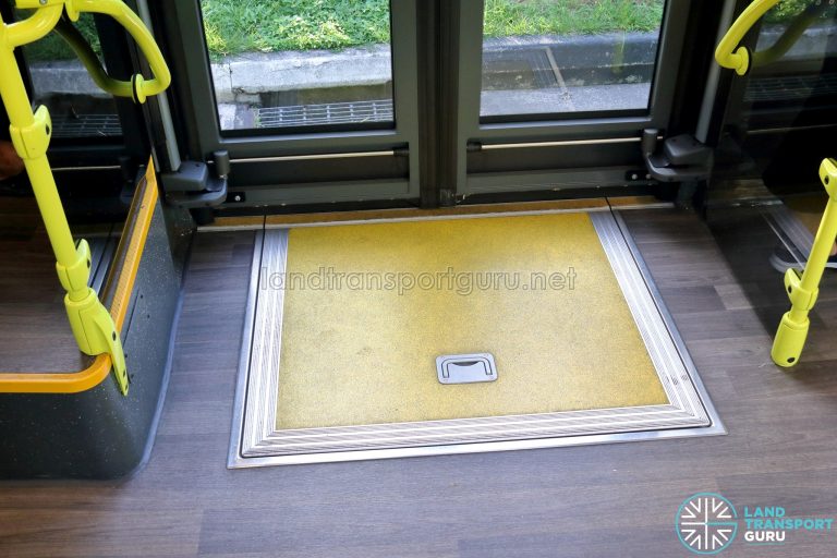Mercedes-Benz Citaro hybrid – Wheelchair ramp (stowed) | Land Transport ...
