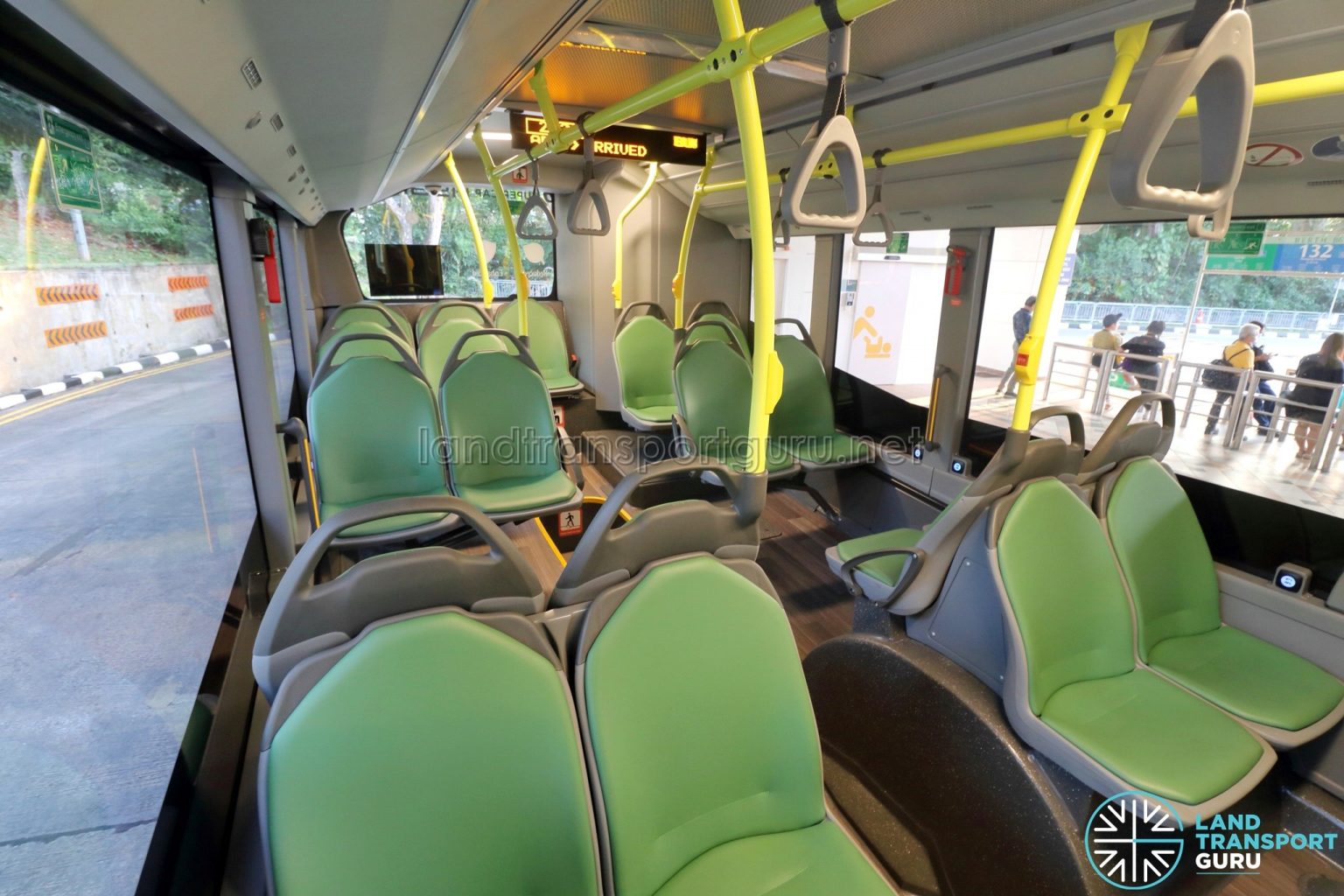 Mercedes-Benz Citaro hybrid – Rear seating area | Land Transport Guru