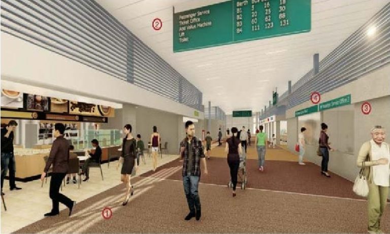 Pasir Ris Interim Bus Interchange – Concourse (Artists’ Impression ...