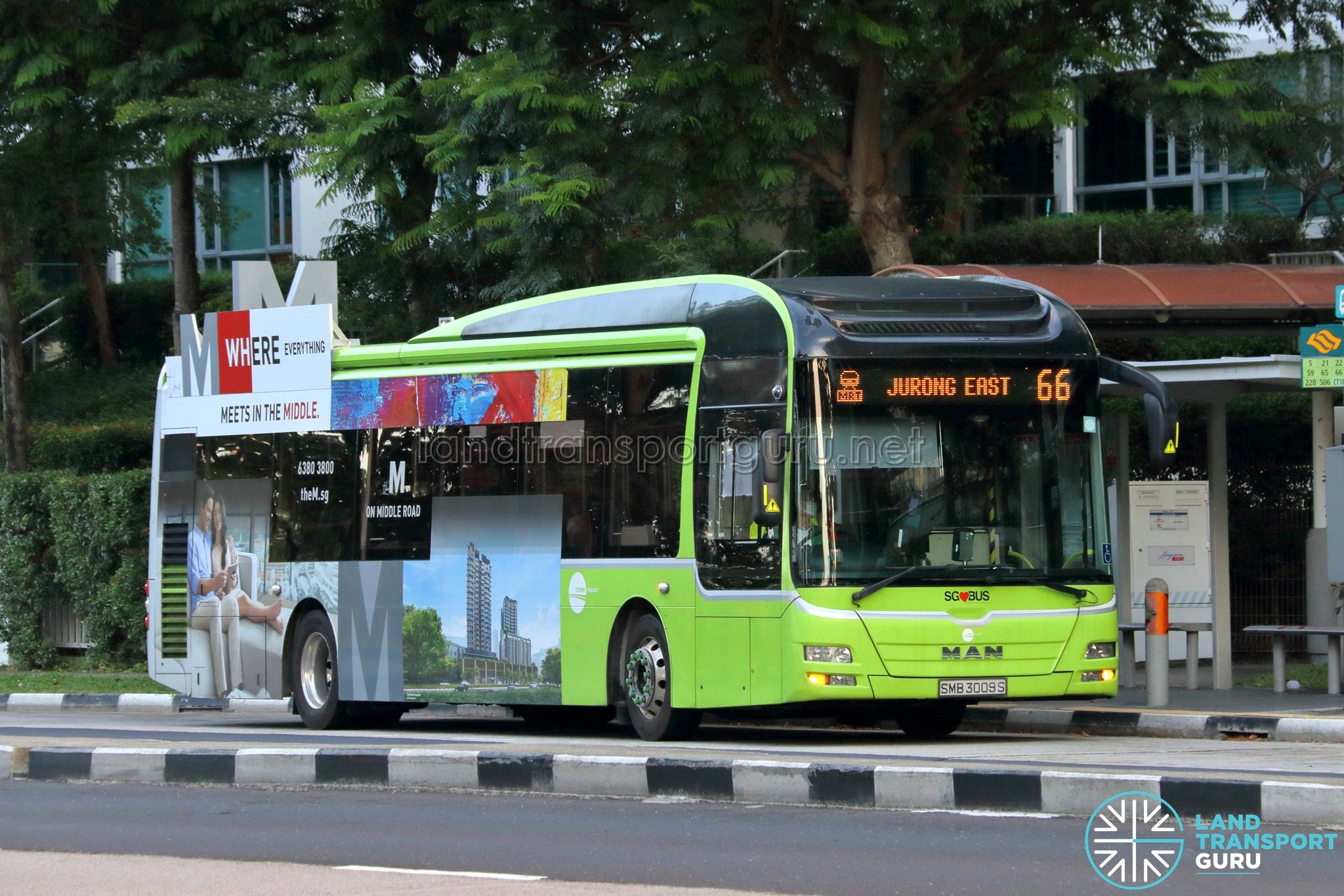 Bus 66 Tower Transit MAN A22 SMB3009S Land Transport Guru Bus 66 Tower Transit MAN A22 SMB3009S Land Transport Guru