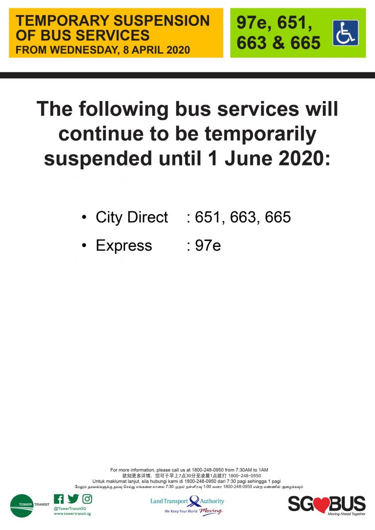 Tower Transit City Direct Bus Service 663 | Land Transport Guru