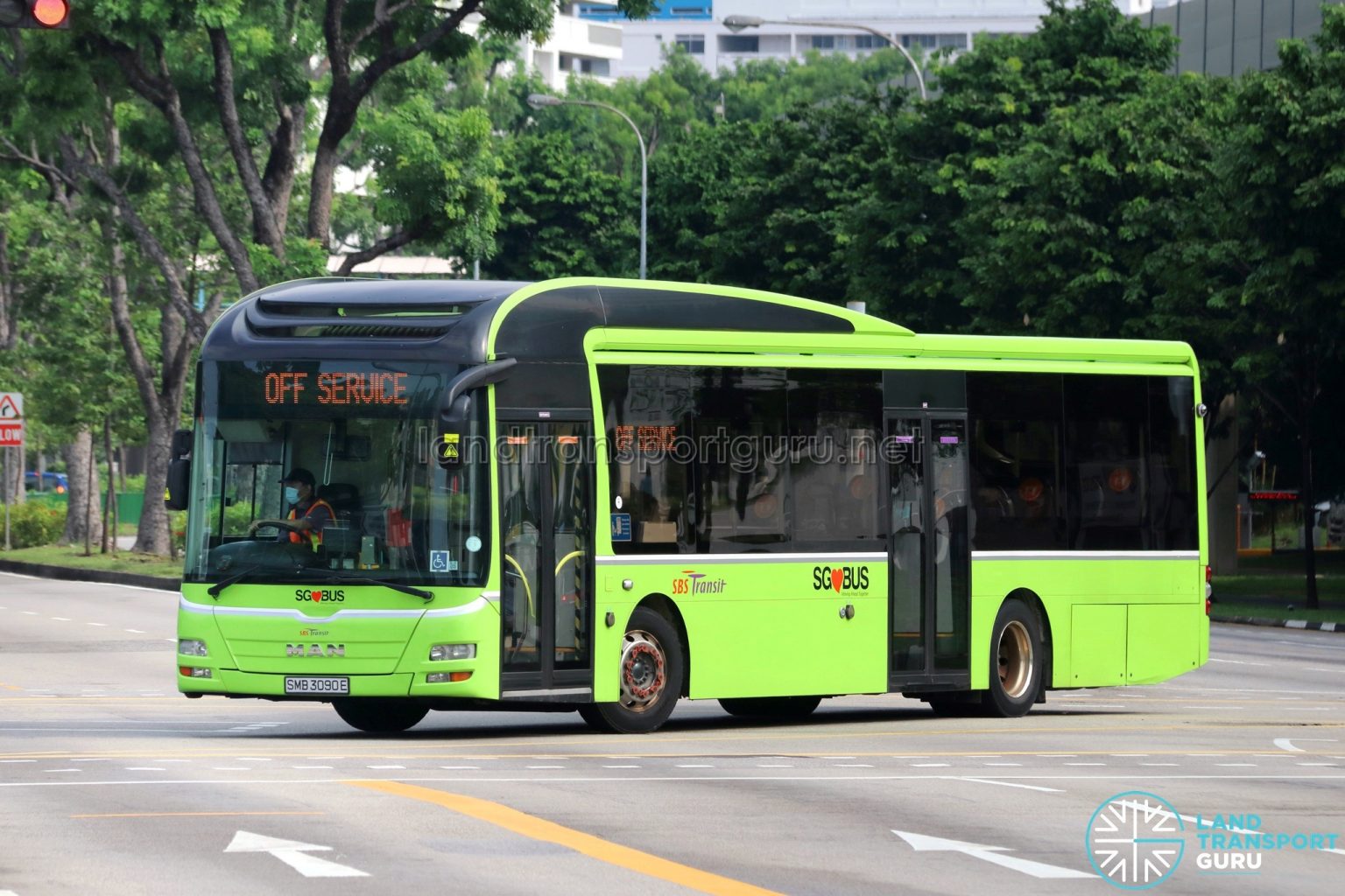 Off Service – SBS Transit MAN A22 (SMB3090E) | Land Transport Guru