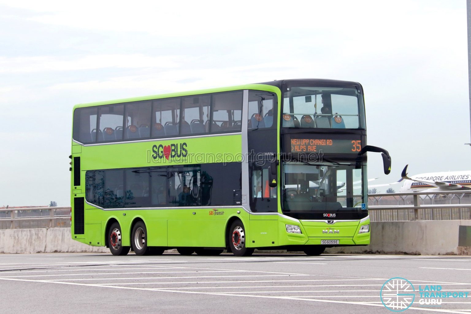 Bus 35: SBS Transit MAN Lion’s City DD A95 (SG6059E) | Land Transport Guru