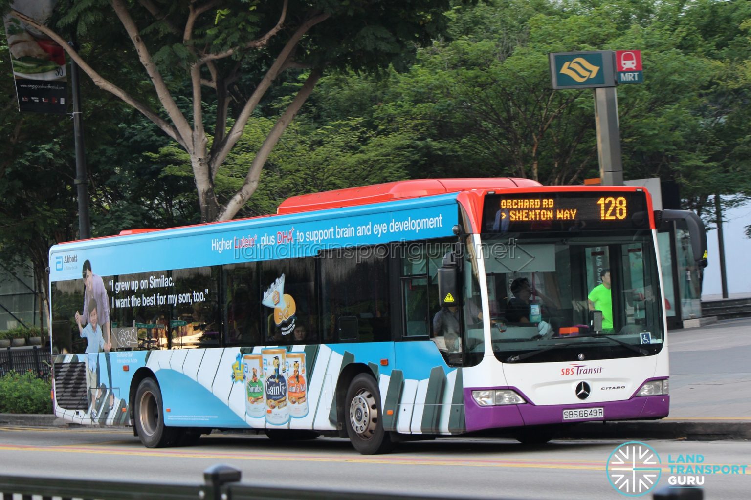 Bus 128: SBS Transit Mercedes-Benz Citaro (SBS6649R) | Land Transport Guru