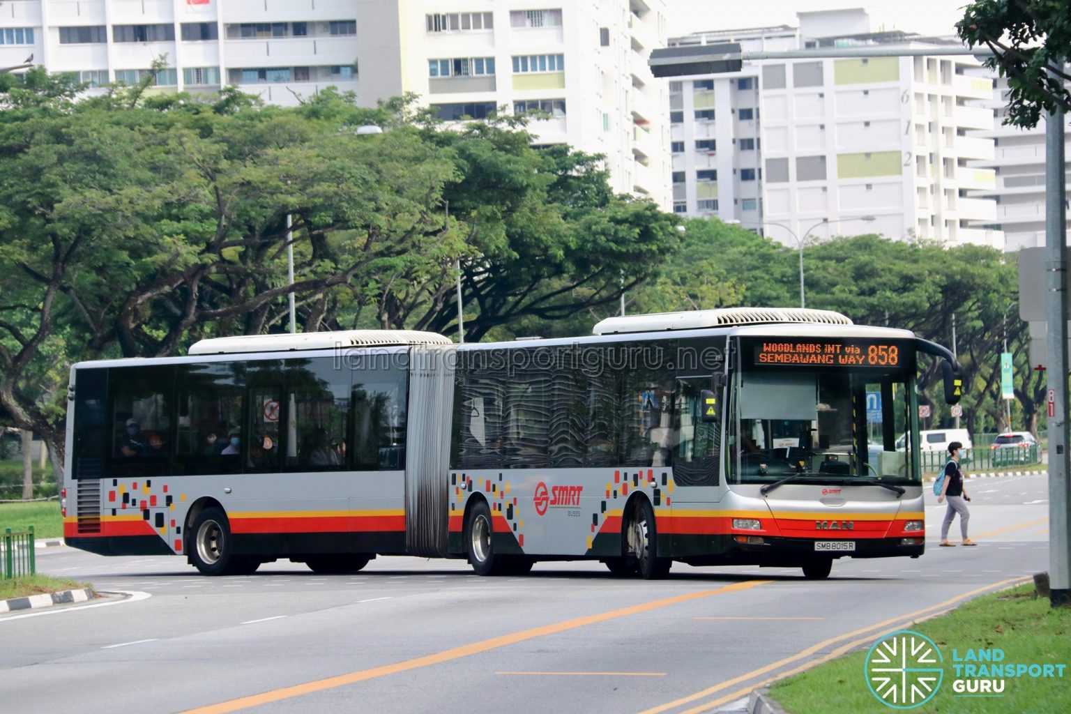 Bus 858 – SMRT Buses MAN A24 (SMB8015R) | Land Transport Guru
