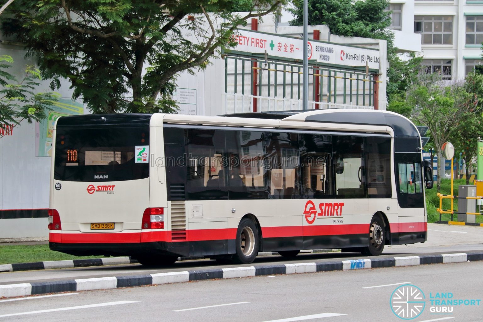 Bus 110: SMRT MAN A22 (SMB1336K) | Land Transport Guru