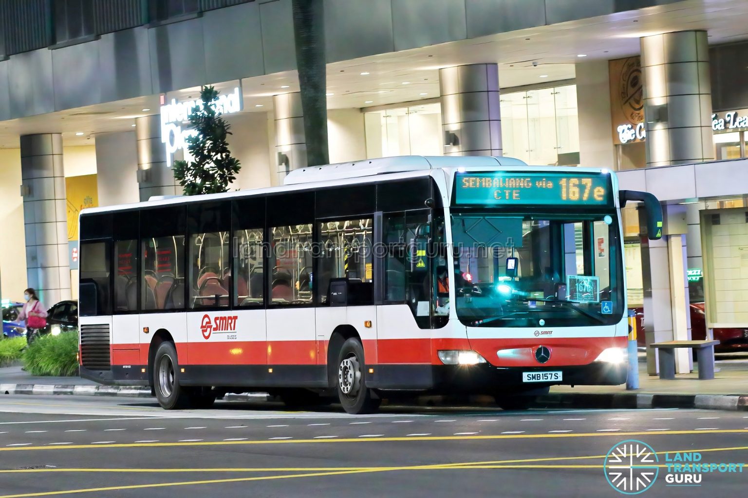 Bus 167e: SMRT Mercedes-Benz Citaro (SMB157S) | Land Transport Guru