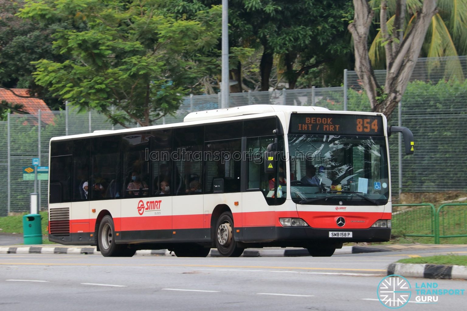 Bus 854: SMRT Buses Mercedes-Benz Citaro (SMB158P) | Land Transport Guru