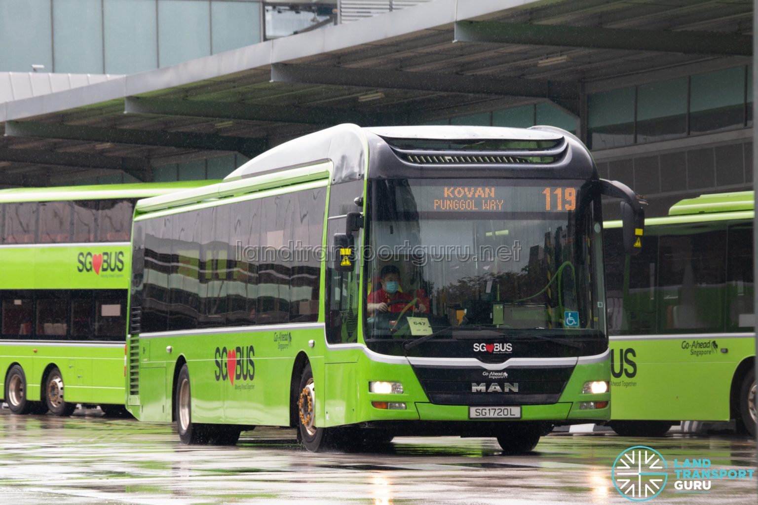 Bus 119: Go-Ahead MAN Lion’s City A22 (SG1720L) | Land Transport Guru