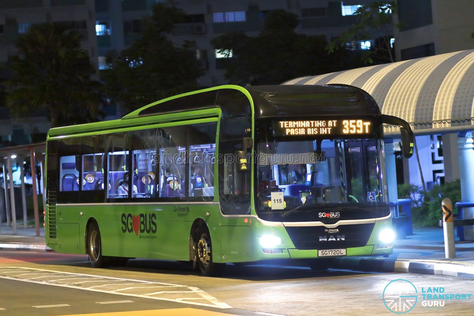 Bus 359T – Go-Ahead MAN A22 (SG1720L) | Land Transport Guru