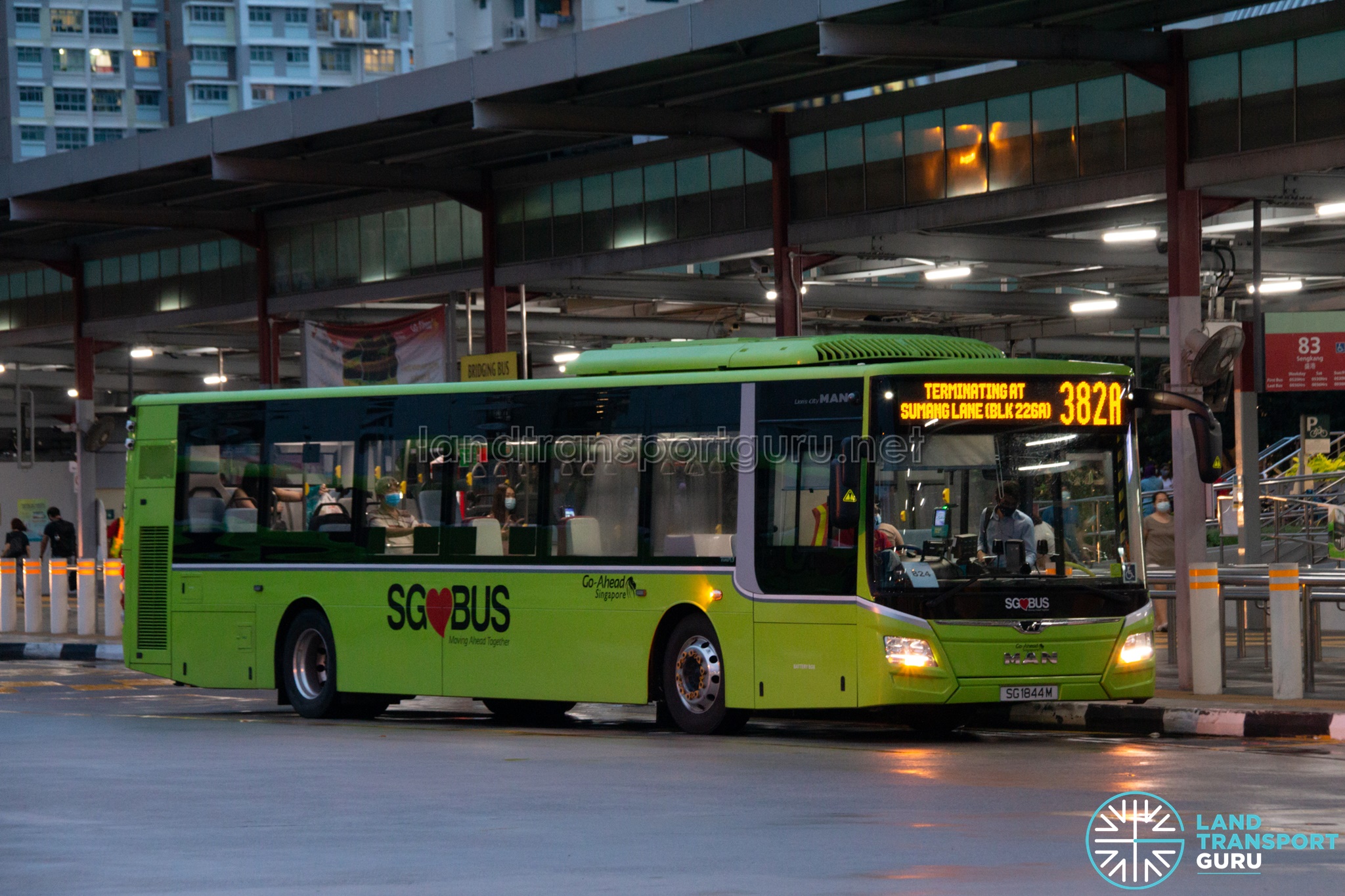 Go Ahead Bus Service 382A Land Transport Guru
