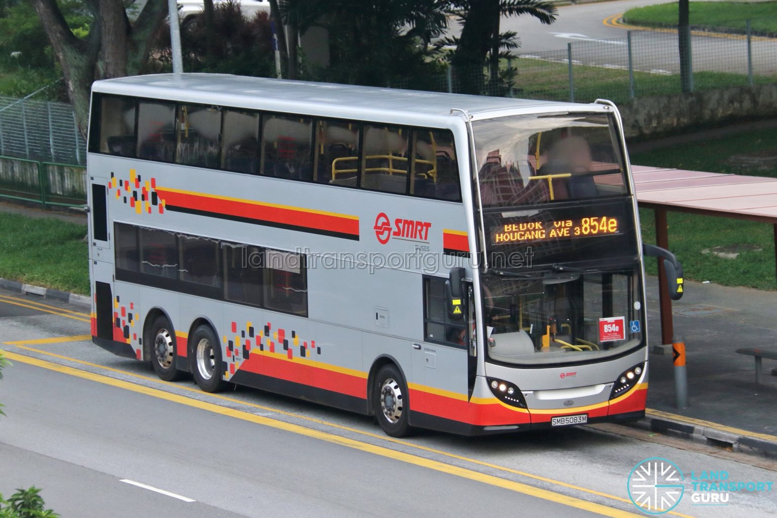 Bus 854e: SMRT Alexander Dennis Enviro500 (SMB5083M) | Land Transport Guru