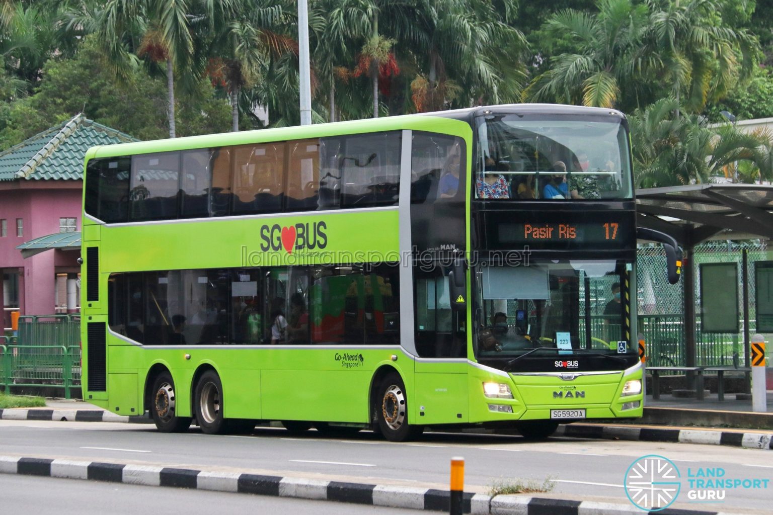 Bus 17 Go Ahead MAN A95 SG5920A Land Transport Guru