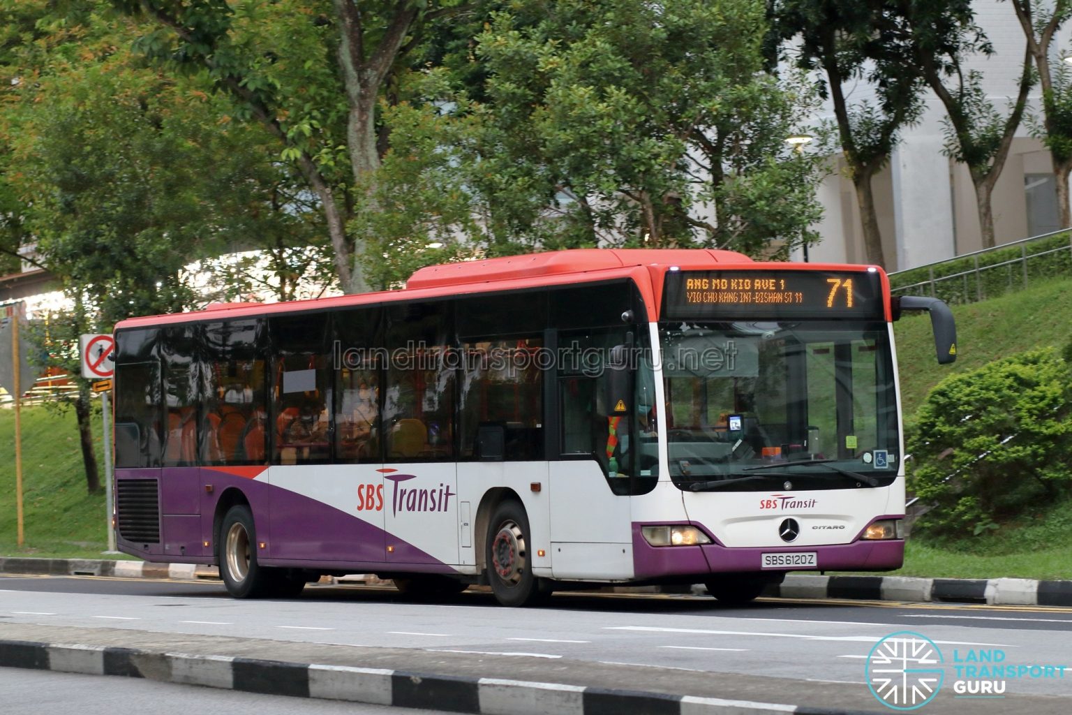 Bus 71: SBS Transit Mercedes-Benz Citaro (SBS6120Z) | Land Transport Guru