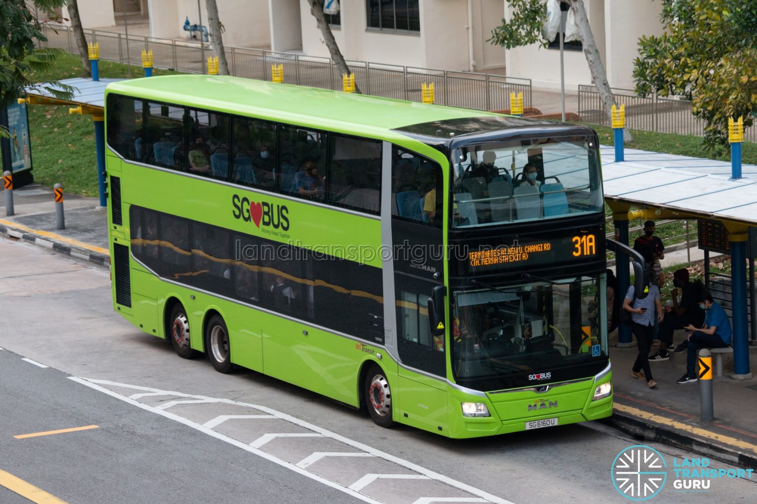 Bus 31A SBS Transit MAN Lion s City DD A95 SG6160U Land Transport Guru