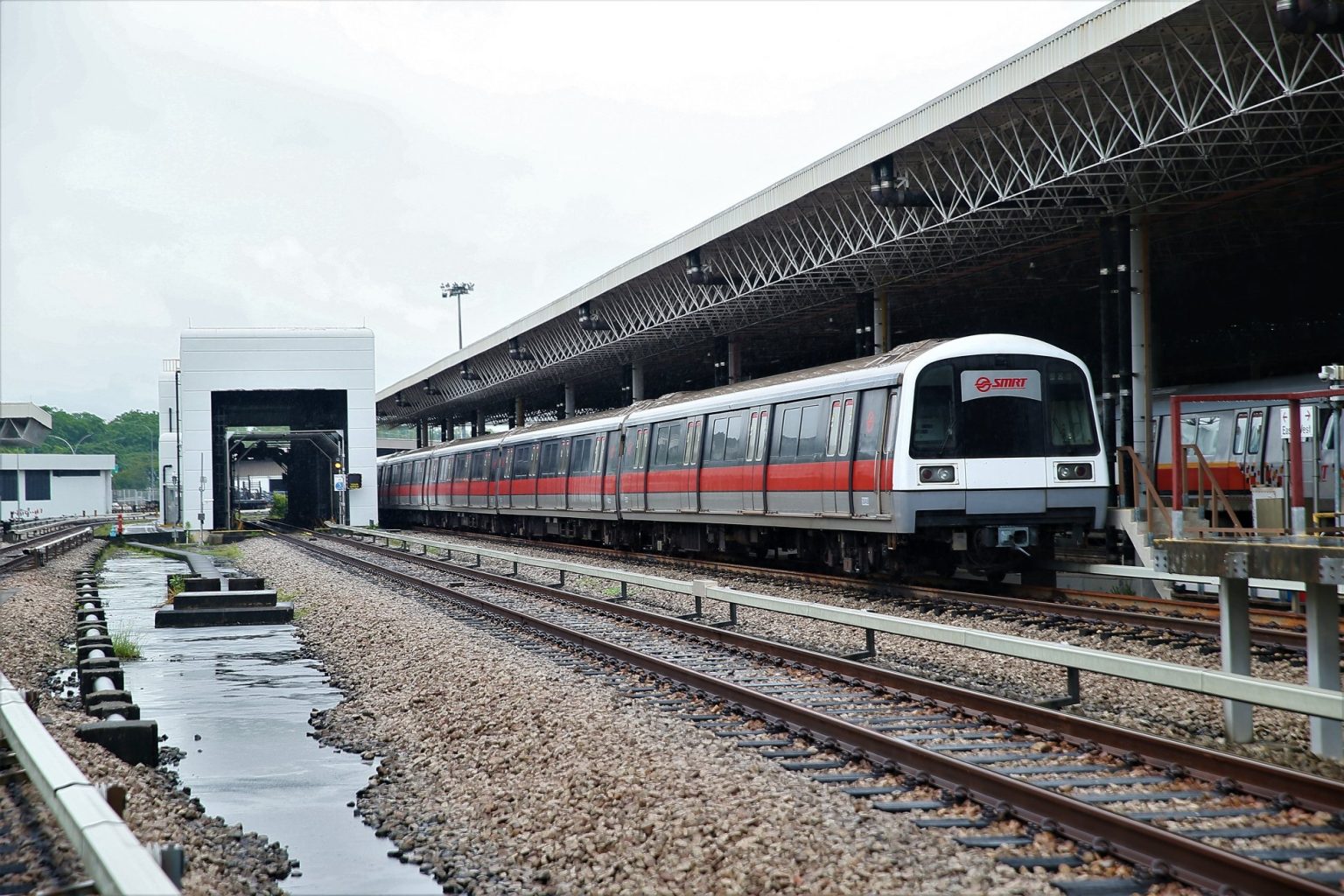 C151 train in Bishan Depot (Photo: LTA Facebook) | Land Transport Guru