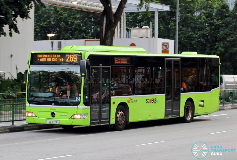 Bus 269: SBS Transit Mercedes-Benz Citaro (SG1102X) | Land Transport Guru