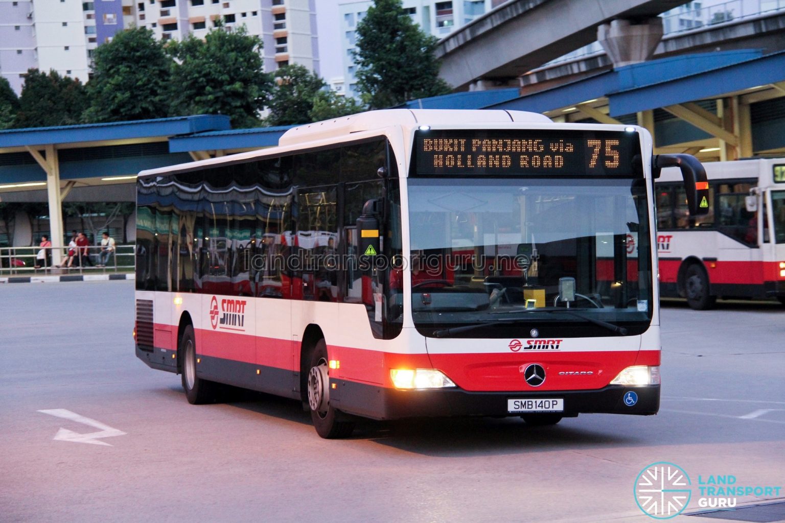 Bus 75: SMRT Mercedes-Benz Citaro (SMB140P) | Land Transport Guru