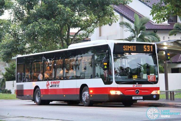 Premium 531: SMRT Mercedes-Benz Citaro (SMB146Z) | Land Transport Guru