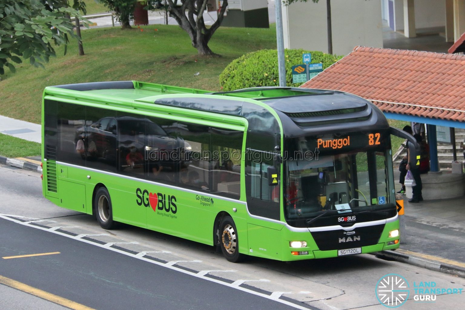 Bus 82: Go-Ahead MAN Lion’s City A22 (SG1720L) | Land Transport Guru