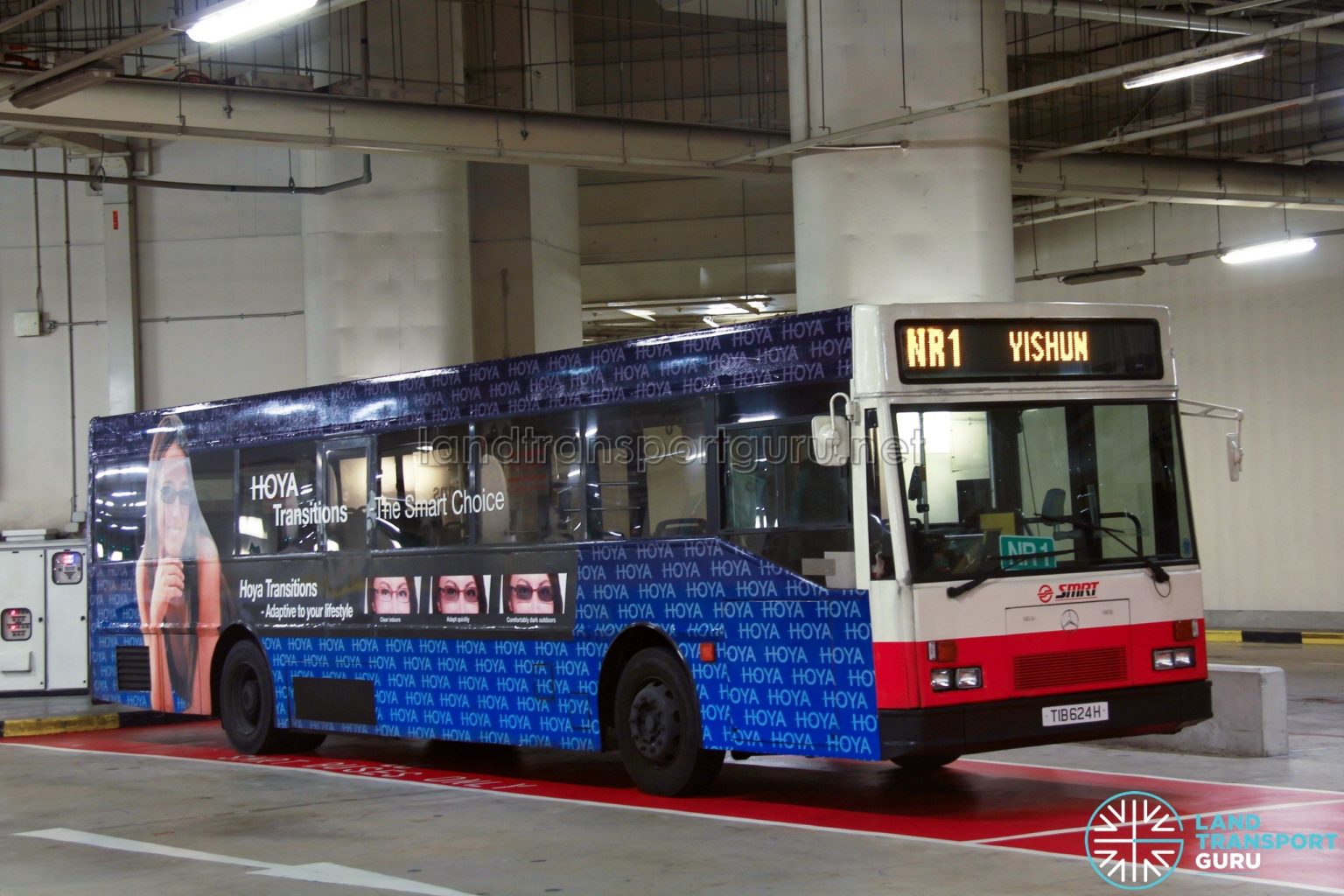 NightRider NR1: SMRT Mercedes-Benz O405 (TIB624H) | Land Transport Guru