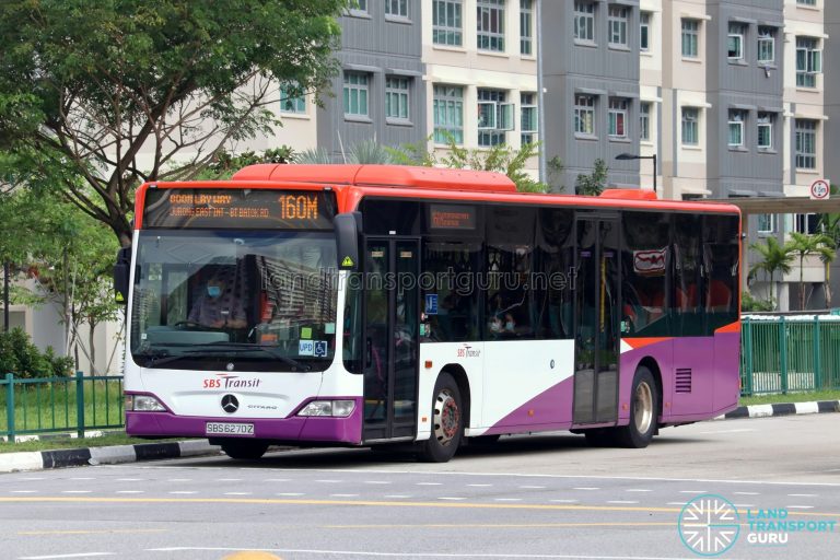 Bus 160M: SBS Transit Mercedes-Benz Citaro (SBS6270Z) | Land Transport Guru