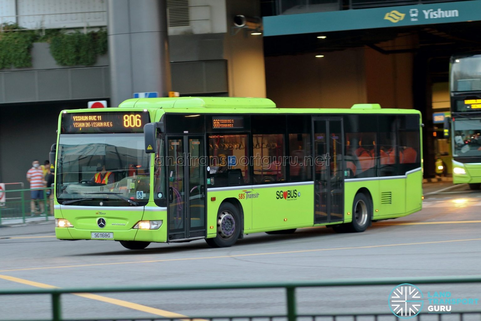 Bus 806 – SBS Transit Mercedes-Benz Citaro (SG1168G) | Land Transport Guru