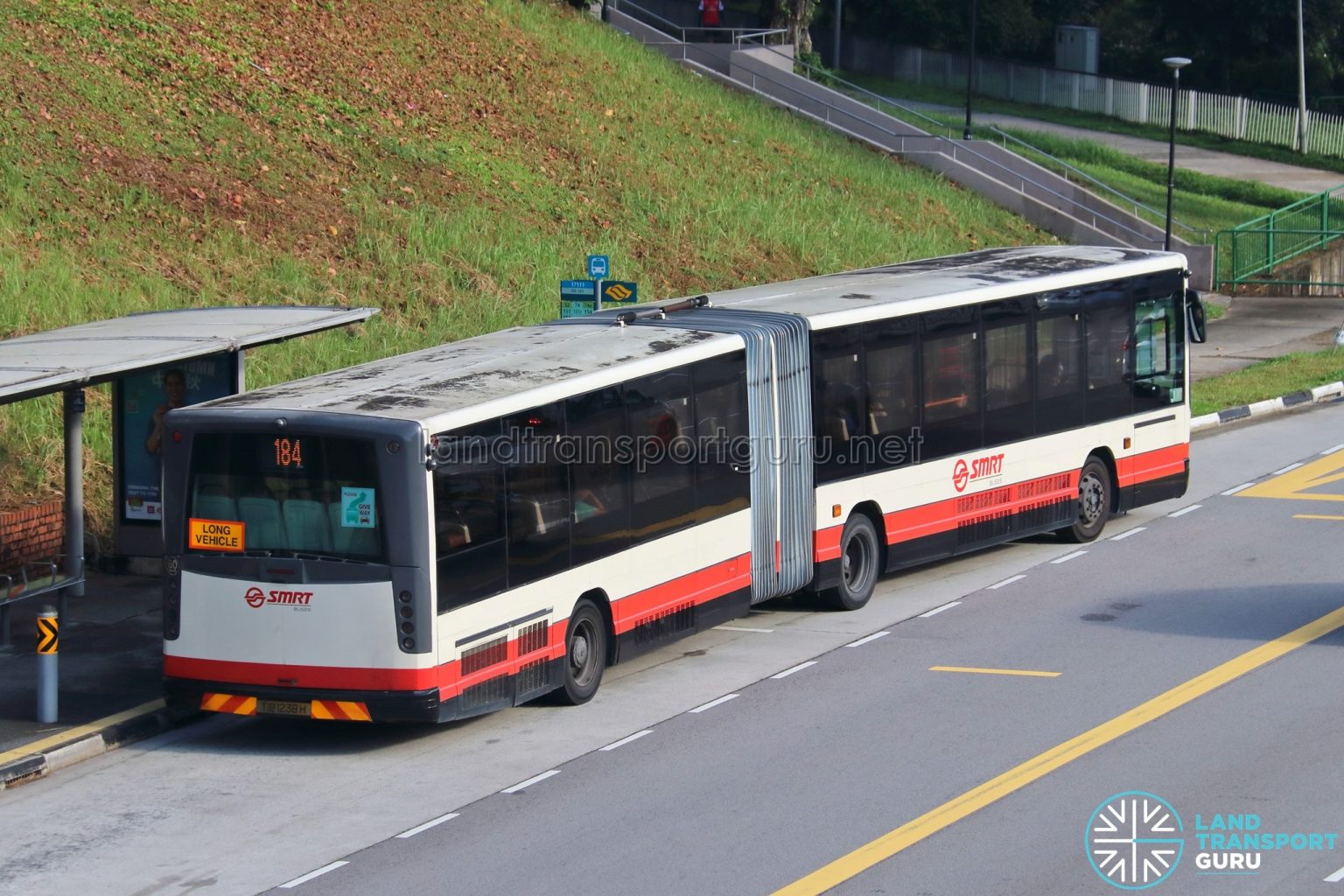 Bus 184 – SMRT Buses Mercedes-Benz O405G (TIB1238H) [Rear] | Land ...