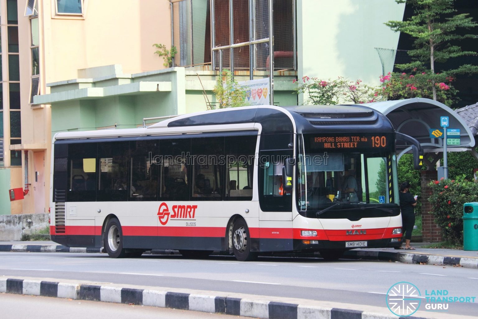Bus 190: SMRT MAN A22 (SMB1401E) | Land Transport Guru