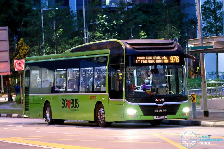 Bus 976 – SMRT Buses MAN A22 (SG1716A) | Land Transport Guru
