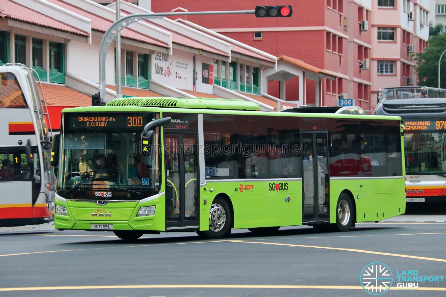Bus 300 – SMRT Buses MAN A22 Euro 6 (SG1755L) | Land Transport Guru