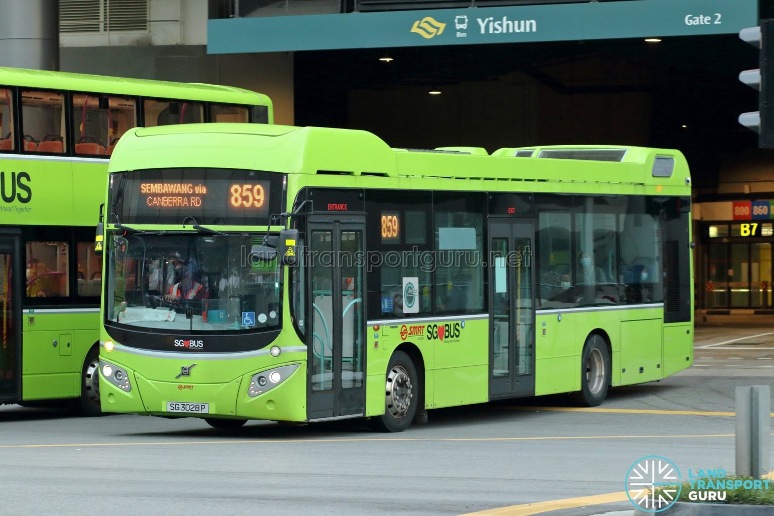 Bus 859 – SMRT Buses Volvo B5LH (SG3028P) | Land Transport Guru