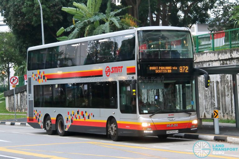 SMRT Bus Service 972 | Land Transport Guru