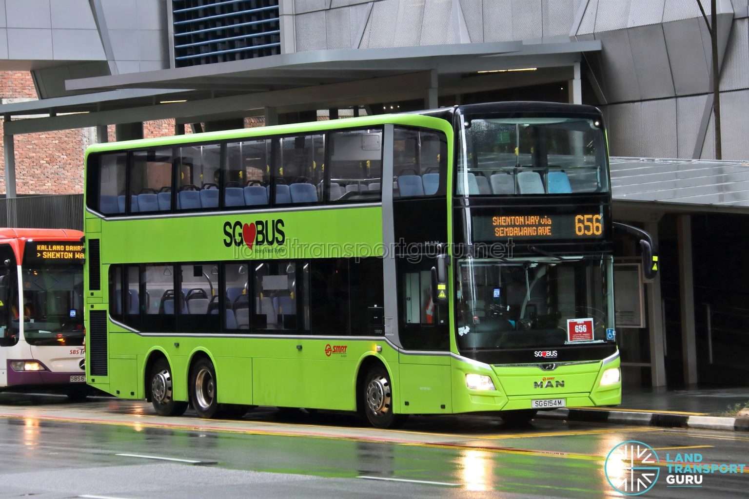 City Direct 656 – SMRT Buses MAN A95 Euro 6 (SG6154M) | Land Transport Guru