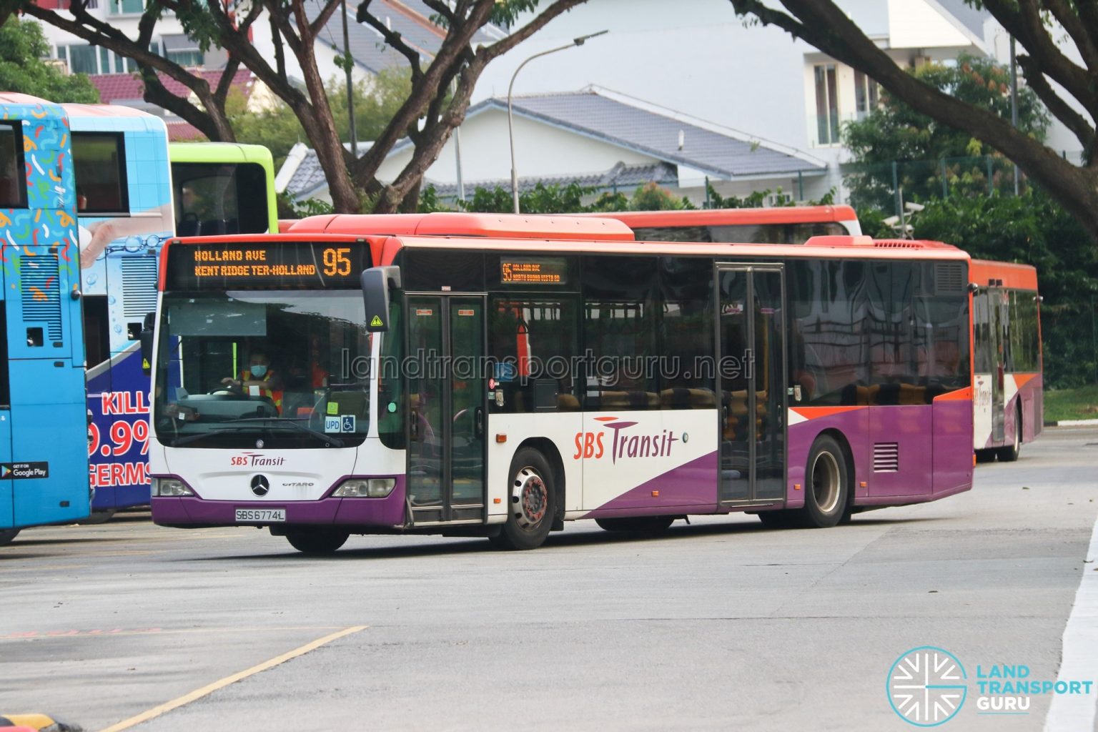 Bus 95 – SBS Transit Mercedes-Benz Citaro (SBS6774L) | Land Transport Guru