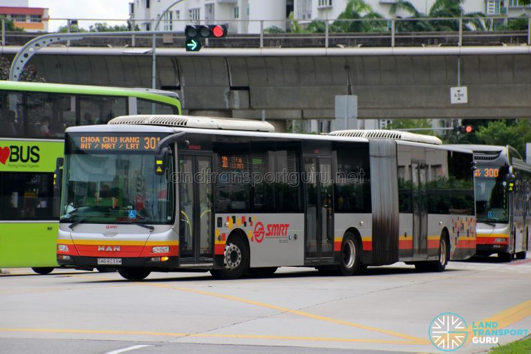 Bus 301 – SMRT Buses MAN A24 (SMB8033M) | Land Transport Guru