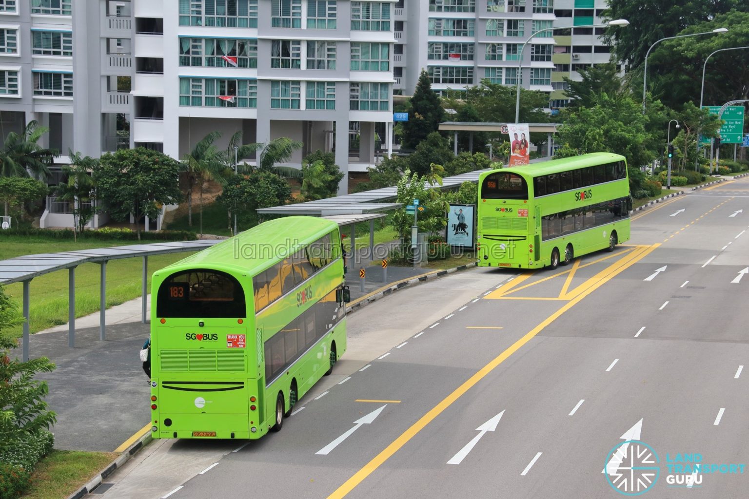 Normal Bus Lane (Clementi Road) | Land Transport Guru