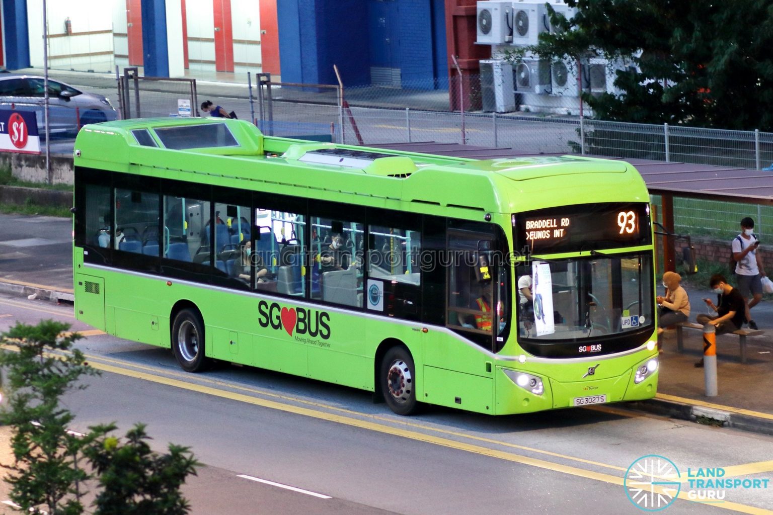 Bus 93 – SBS Transit Volvo B5LH (SG3027S) | Land Transport Guru