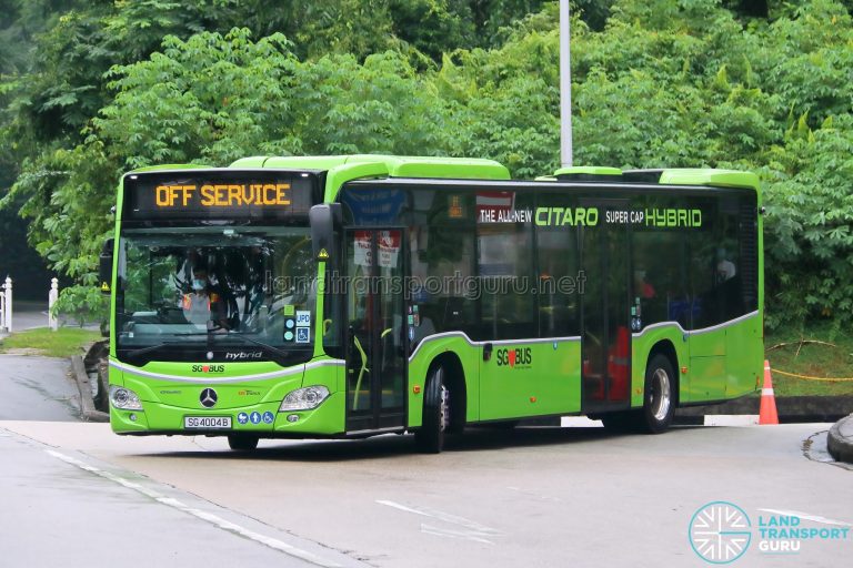 SBS Transit Mercedes-Benz Citaro hybrid (SG4004B) – Off Service | Land ...