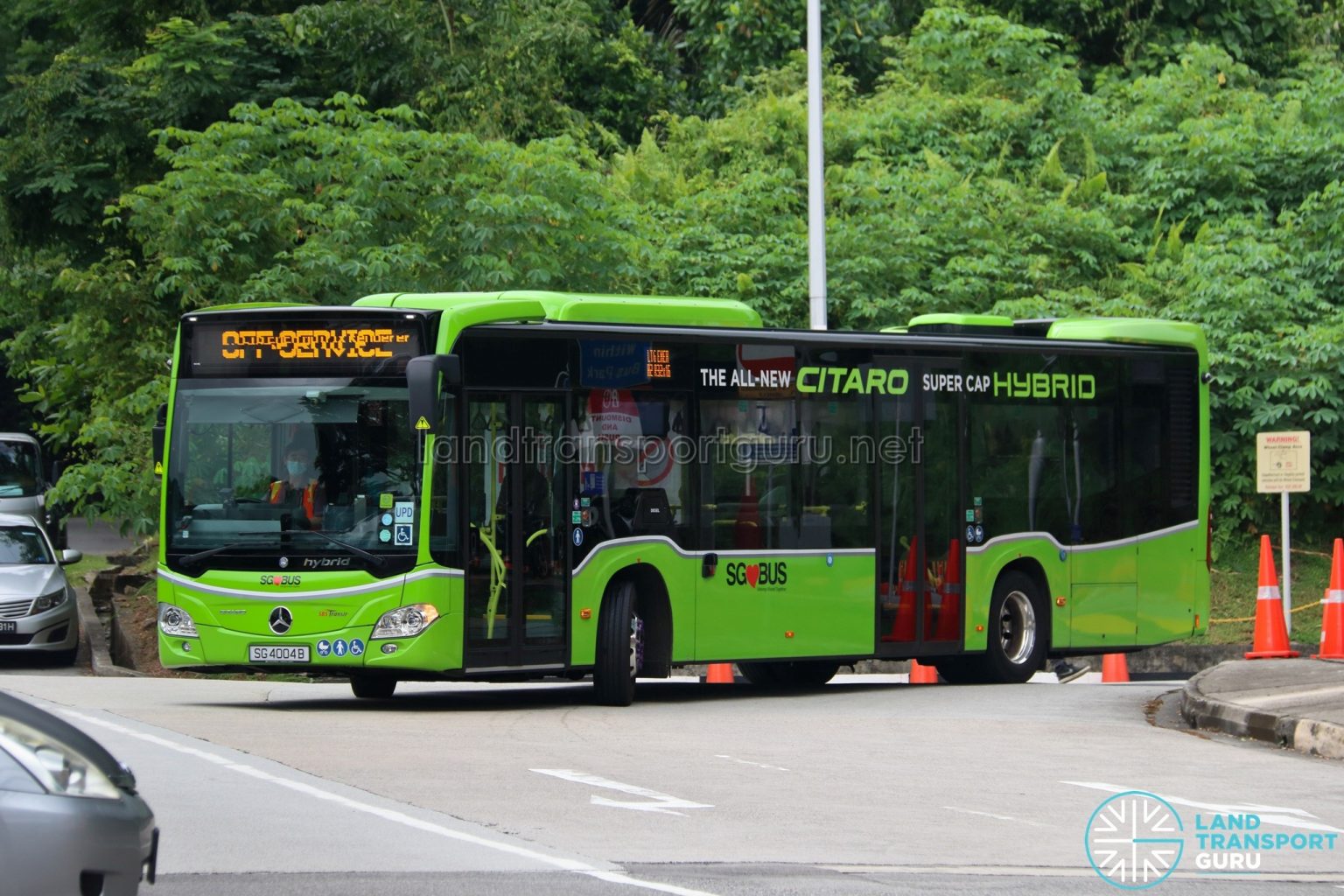 SBS Transit Mercedes-Benz Citaro hybrid (SG4004B) – Off Service | Land ...