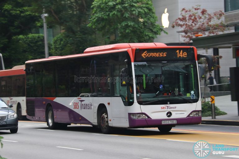 SBS Transit Express Bus Service 14e | Land Transport Guru