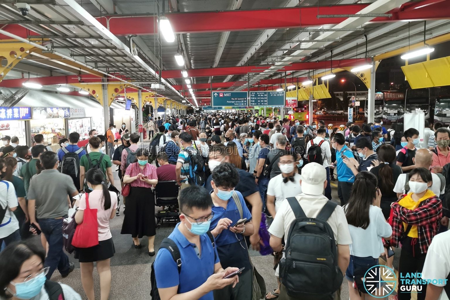Crowd Level during MRT Disruption – Jurong East Temp Int | Land ...