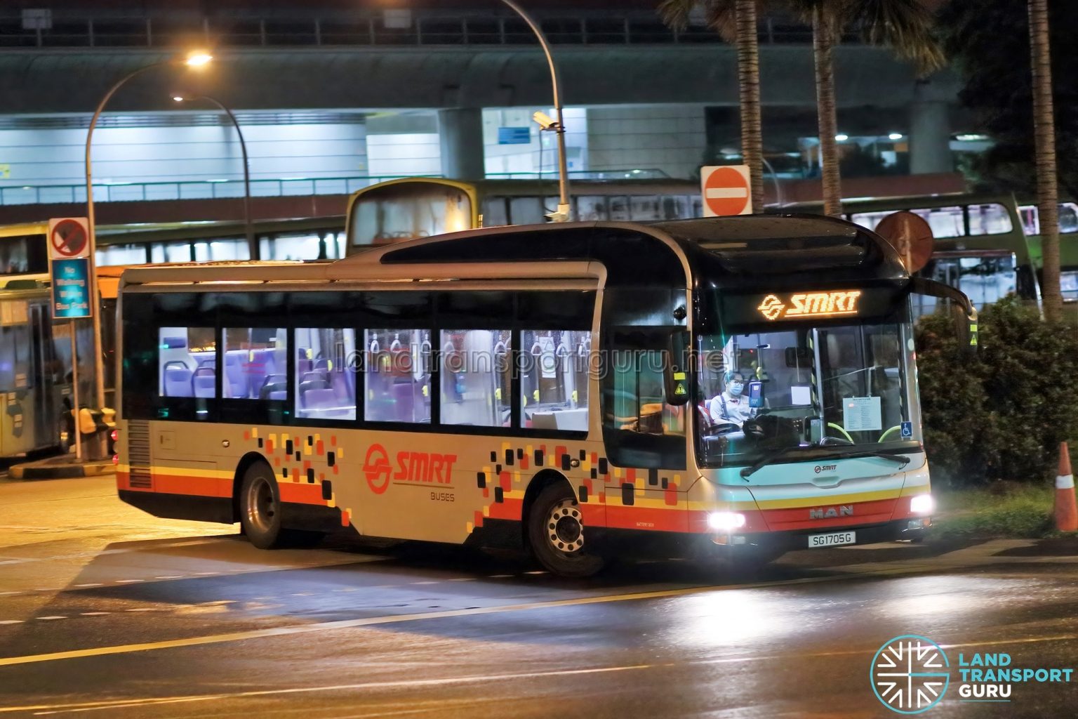 NSL Free Bridging Bus – SMRT Buses MAN A22 (SG1705G) | Land Transport Guru