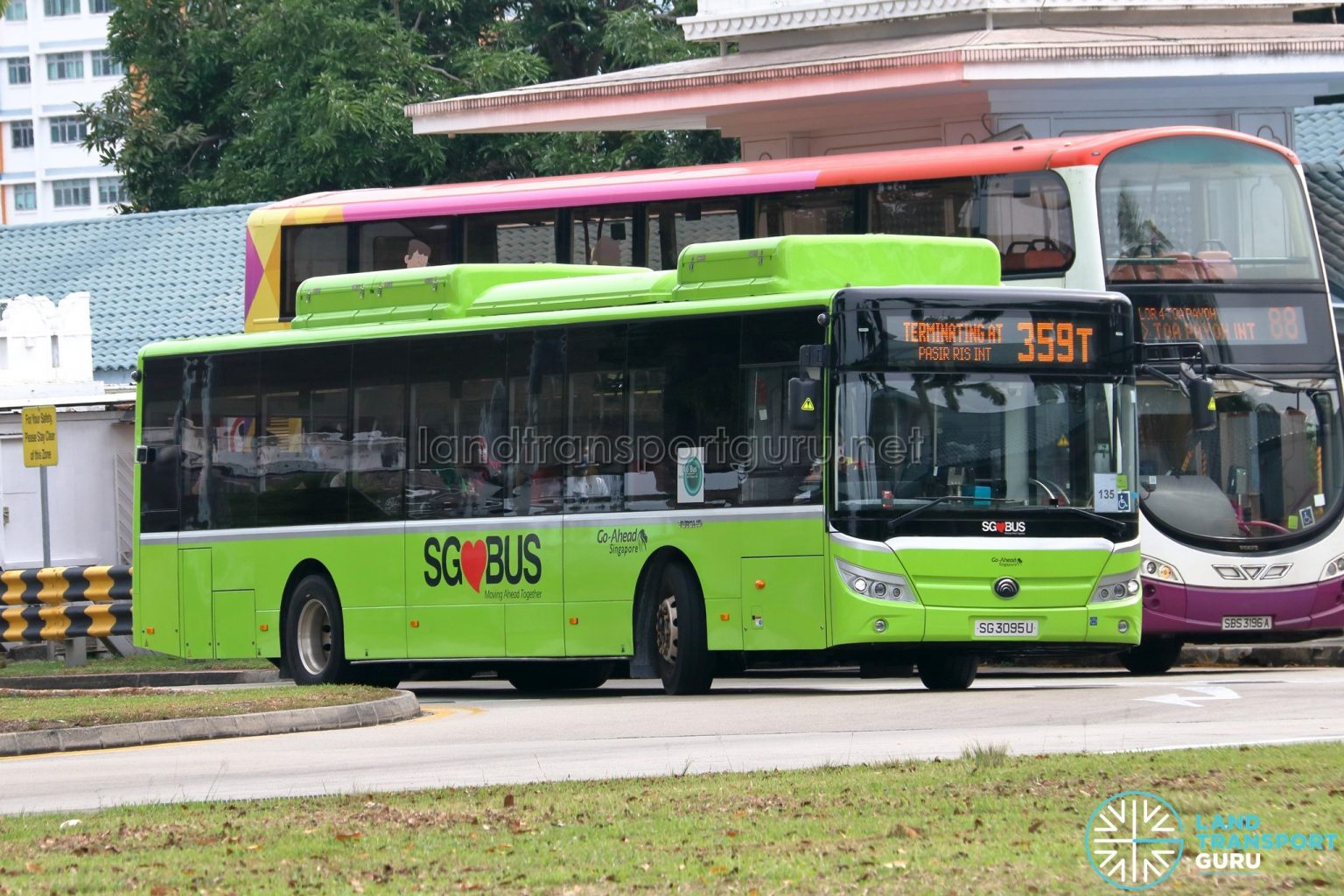 Bus 359T – Go-Ahead Singapore Yutong E12 (SG3095U) | Land Transport Guru