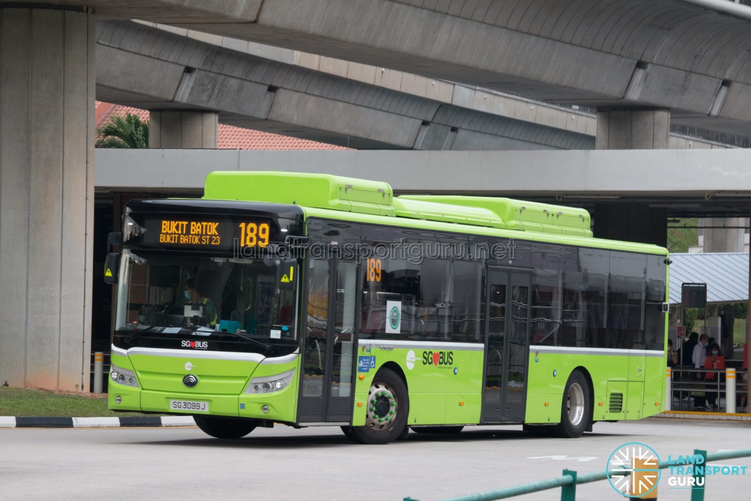 Bus 189: Tower Transit Yutong E12 (SG3099J) | Land Transport Guru