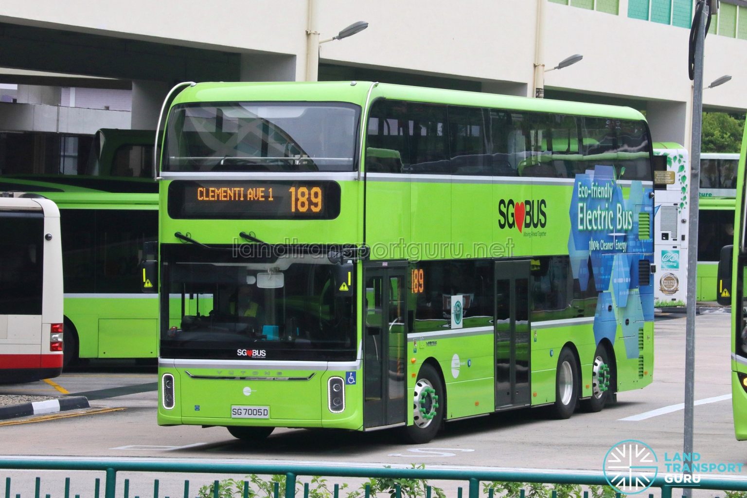 Bus 189 – Tower Transit Yutong E12DD (SG7005D) | Land Transport Guru