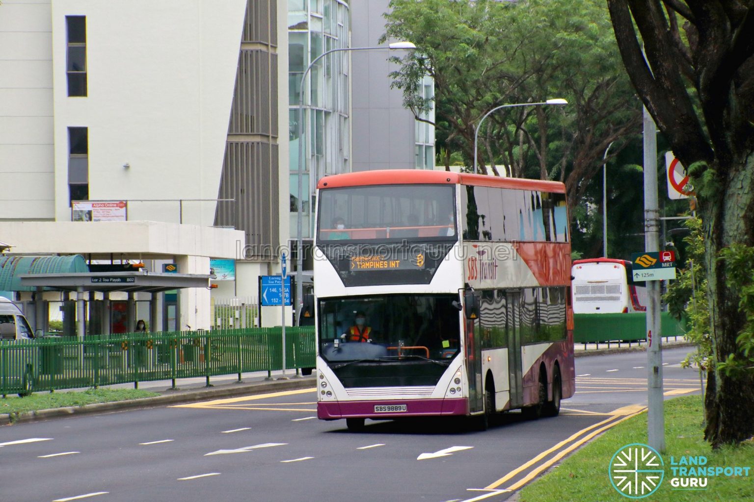 SBS Transit Volvo B10TL CDGE (SBS9889U) | Land Transport Guru