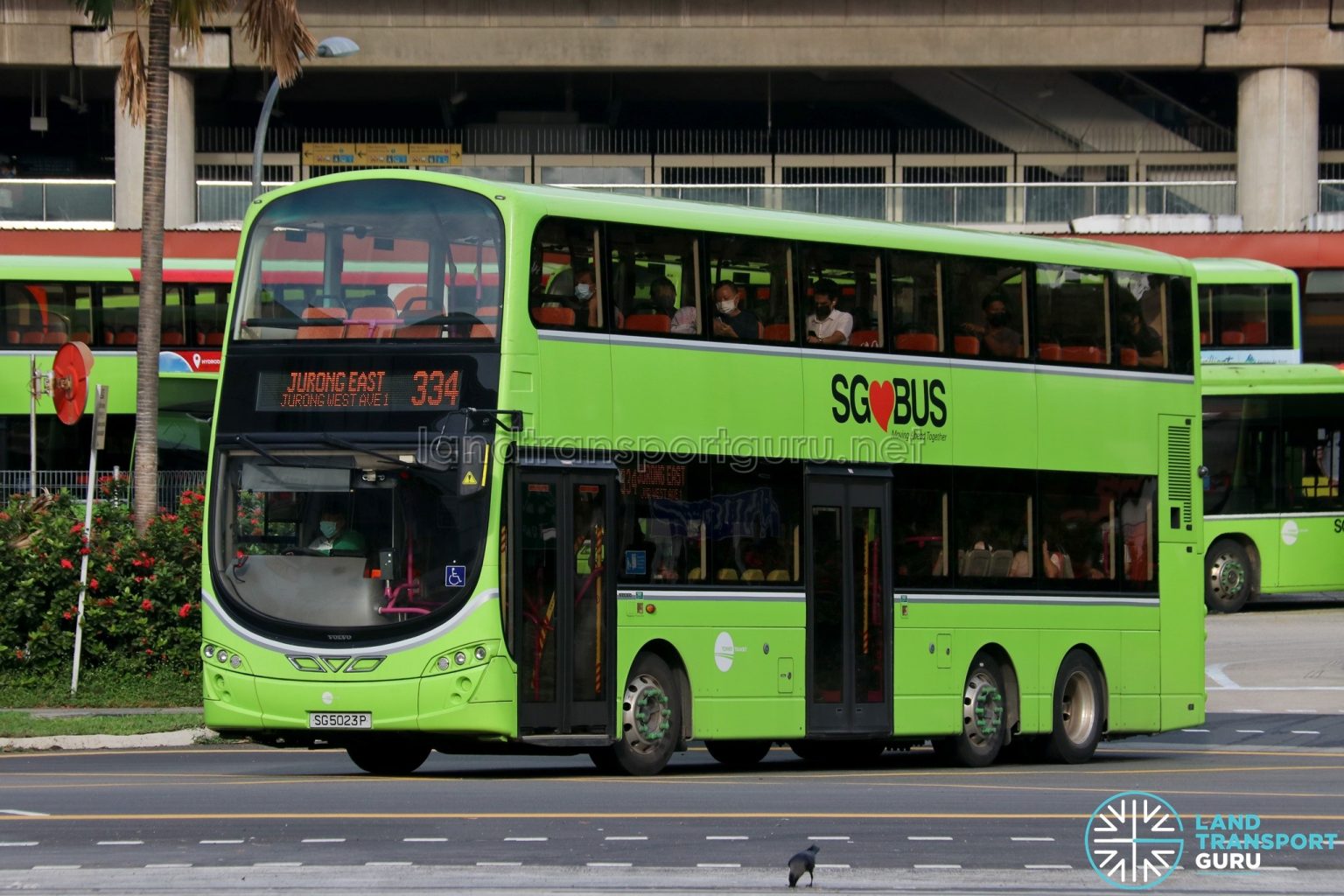 Bus 334 – Tower Transit Volvo B9TL Wright (SG5023P) | Land Transport Guru