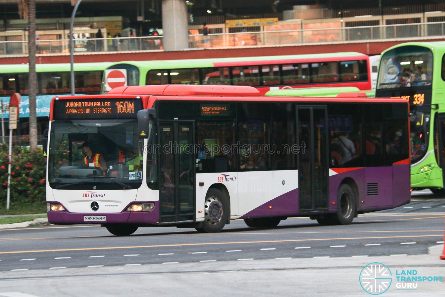 Bus 160M: SBS Transit Mercedes-Benz Citaro (SBS6158R) | Land Transport Guru