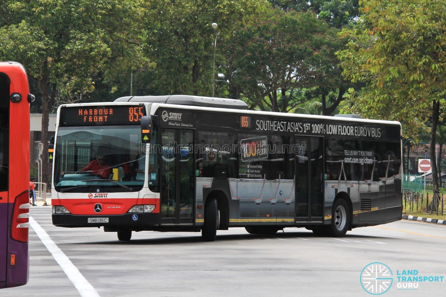 Bus 855 – SMRT Mercedes-Benz Citaro (SMB136C) | Land Transport Guru